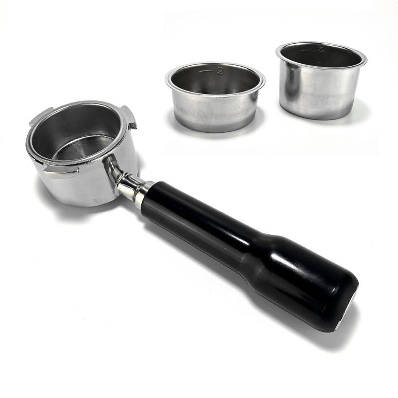 Портафильтр эспрессо 51 мм для кофе Delonghi EC685 EC680 Бездонный портфильтр с чашей для порошка кофе 51 мм 2 стиля