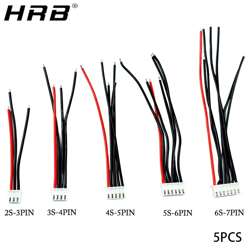 Кабель HRB POWER JST-XH 2S 3PIN, 5шт