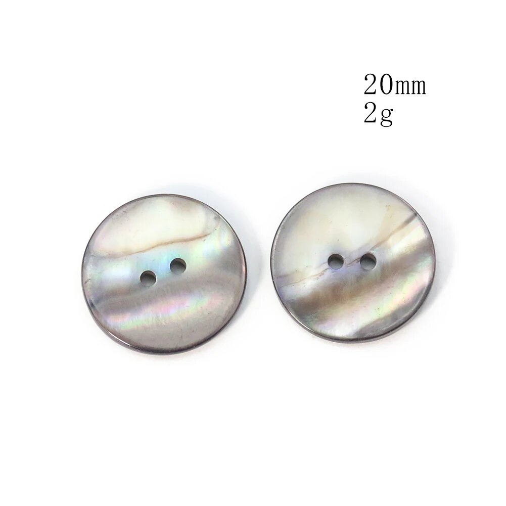 Перламутровые пуговицы 20mm, 2g