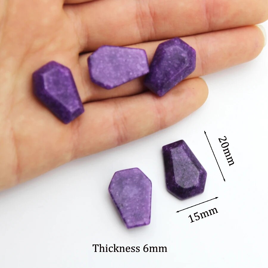 Натуральный агат 20 мм, кристалл, для дома Фиолетовый, 29 Purple Jade