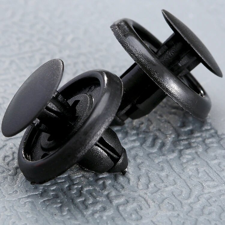 50 шт. автомобильные крепежные заклепки, клипсы для Toyota 90467-07166, клипса для крышки бампера, крыла автомобиля, отверстие диаметром 7 мм