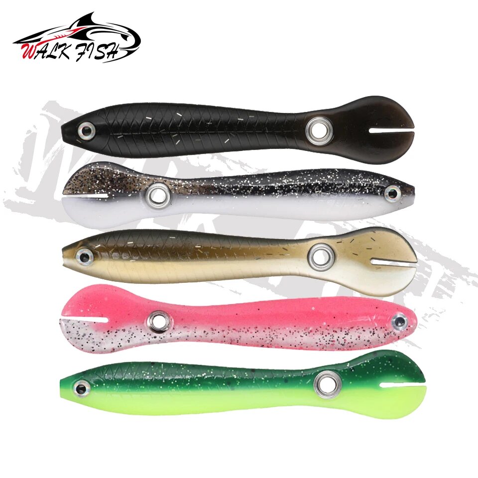 WALK FISH приманка мягкая Mix color, 6.7 см