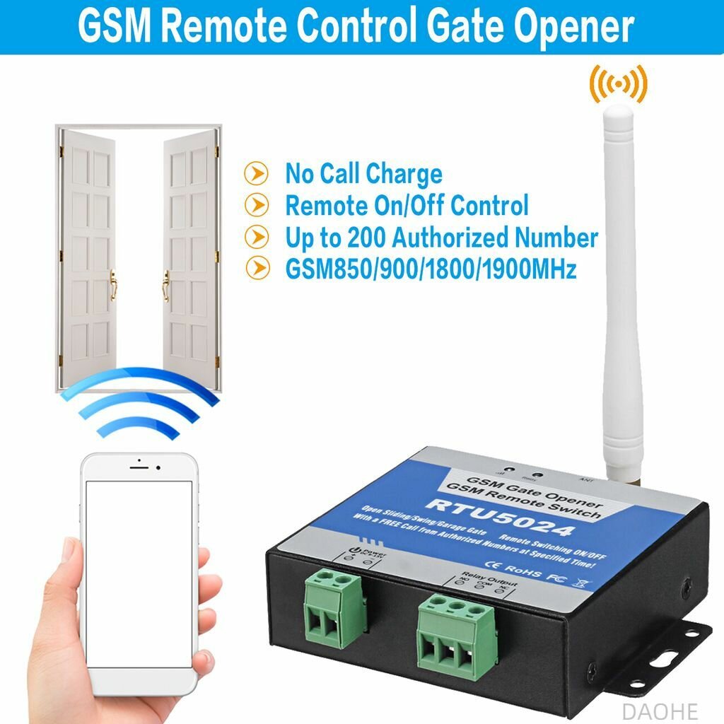 Переключатель дистанционного управления GSM RTU5024