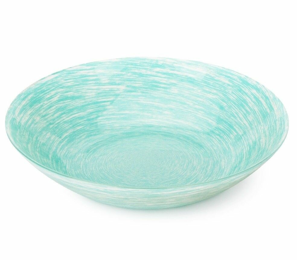 Тарелка глубокая Brush Mania Turquoise 20 см. Luminarc