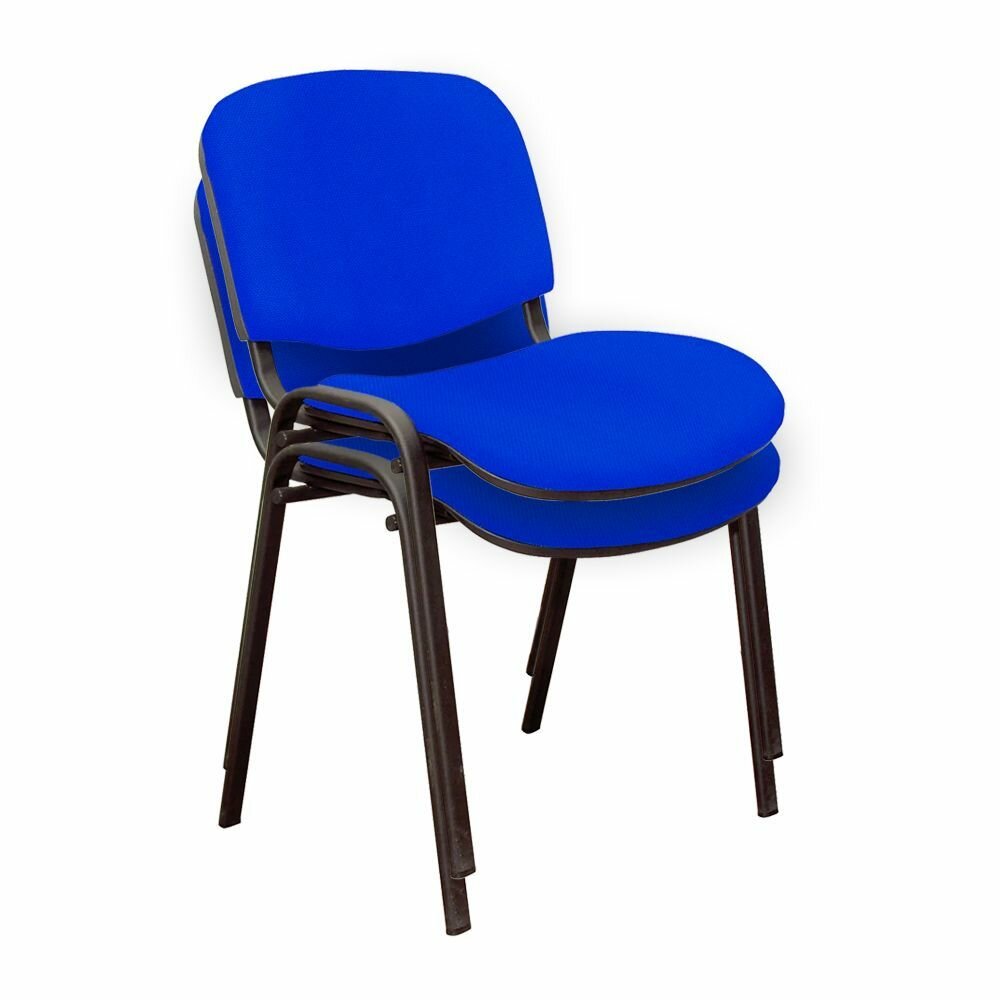 Стул офисный изо ISO black Ткань (2 шт), С6 синий