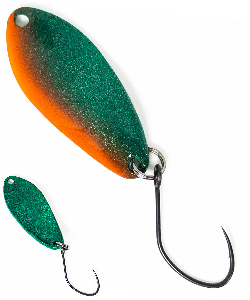 Набор 2ШТ Блесна колебалка Зябликов Пиксель 3 см. 2.9гр fluo