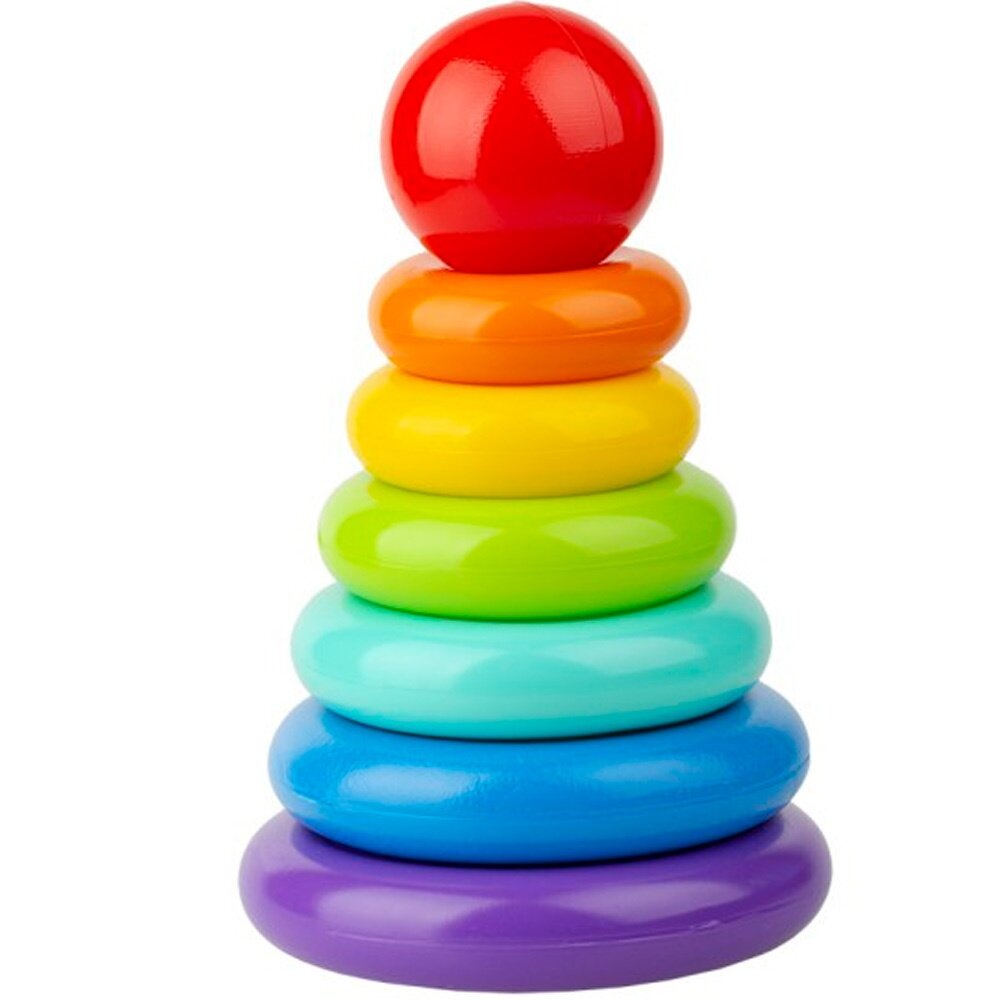 Пирамидка Совтехстром XL 22 см, 7 разноцветных элементов (У1061)