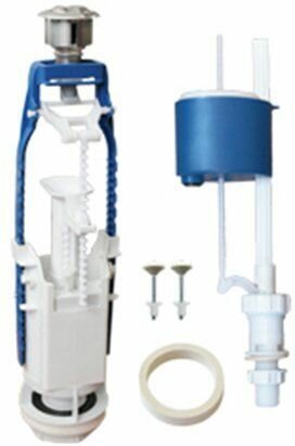 Арматура Уклад 77.57.16.3 хром кноп. ниж. подв. (дв/слив)