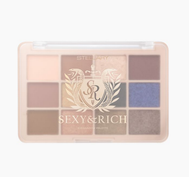 Палетка теней Stellary для век Sexy&Rich collection, тон 01, 10,5 гр