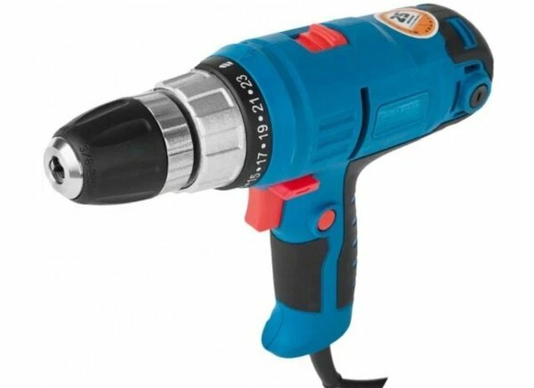 Дрель шуруповерт "Проф", 2 скорости, патрон 10x23+1, 45Нм. SoftTouch, шнур 4м, Sturm!