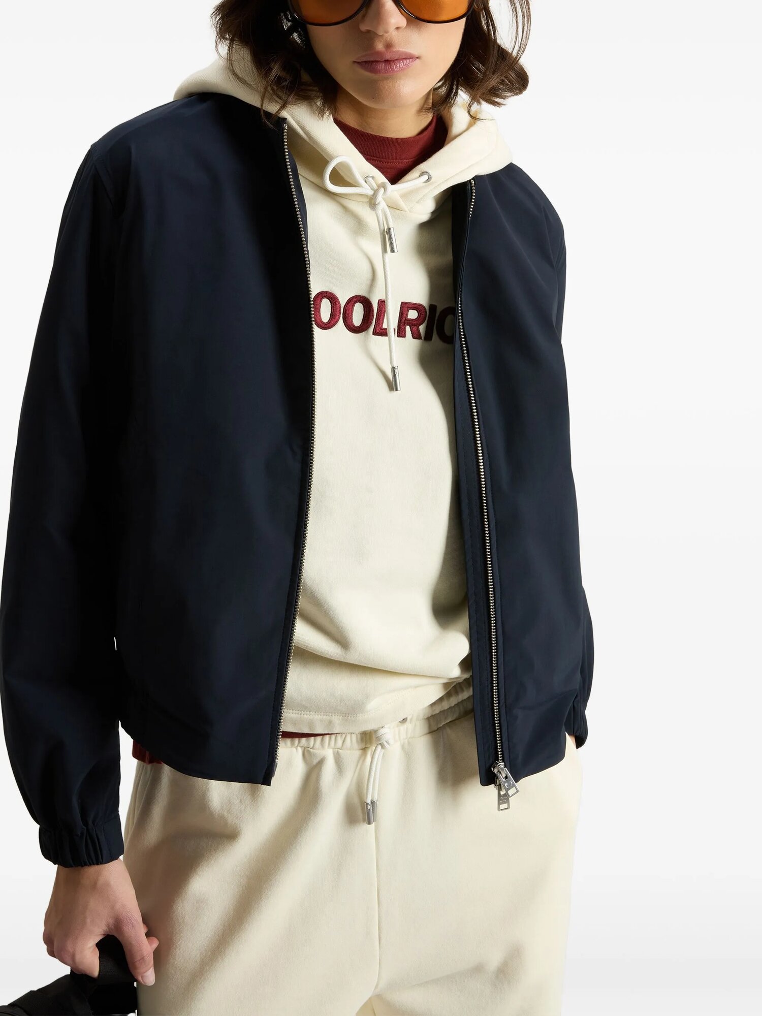 Бомбер Woolrich Summer, размер M, синий — фото 1