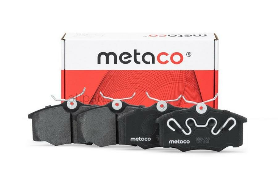 METACO 3000-368 Колодки тормозные передние к-кт