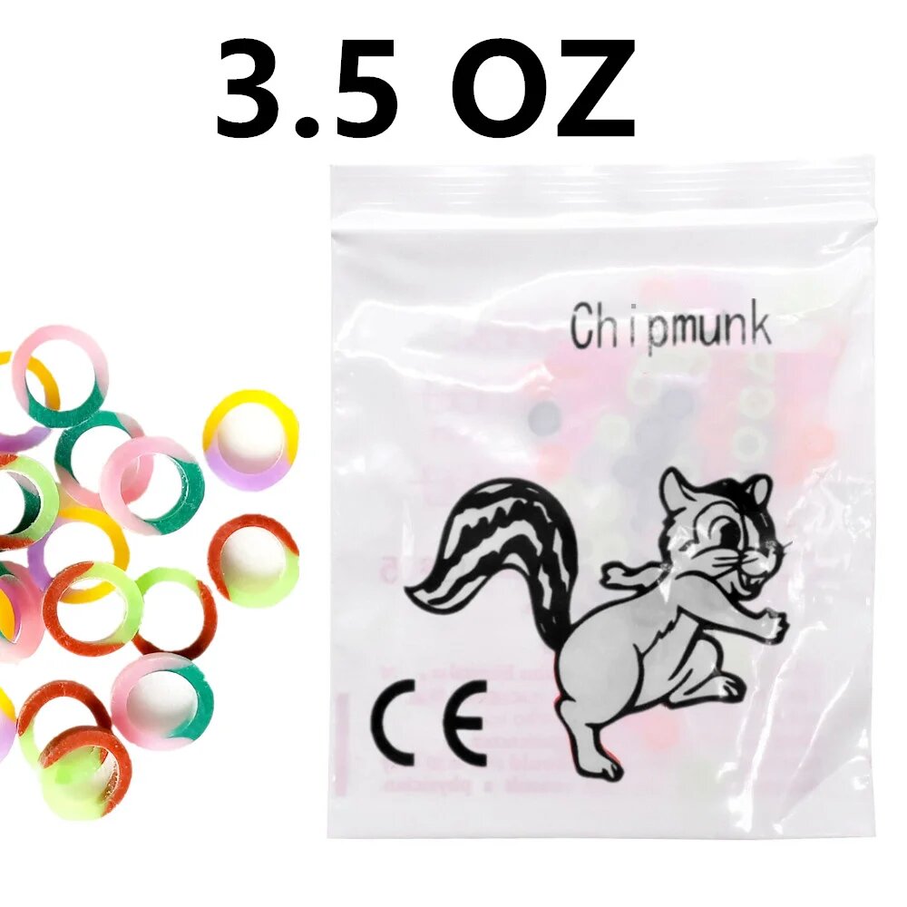 Стоматологические резинки ZOO, силиконовые, 2,5/3,5/4,5/5,0/6,5 унции
