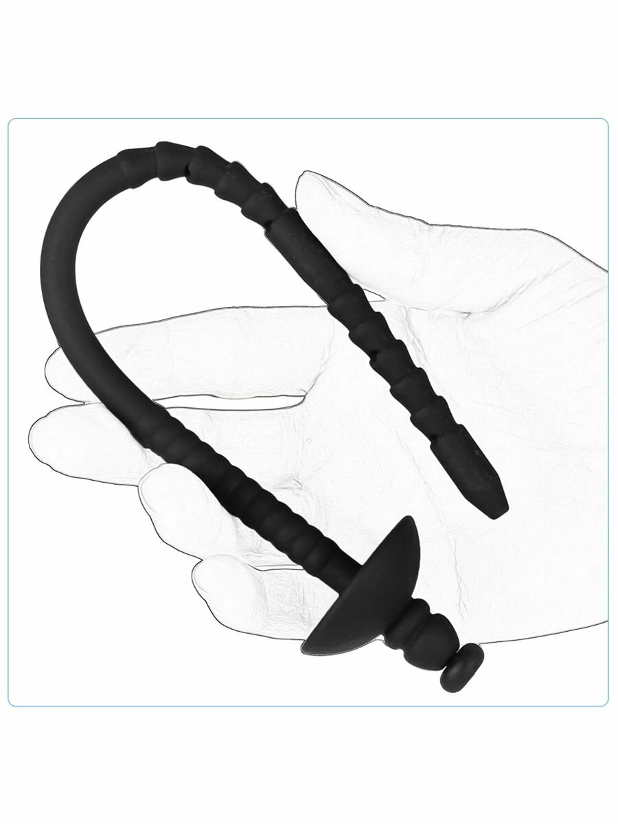 Мужской силиконовый гибкий стимулятор уретры, 25см