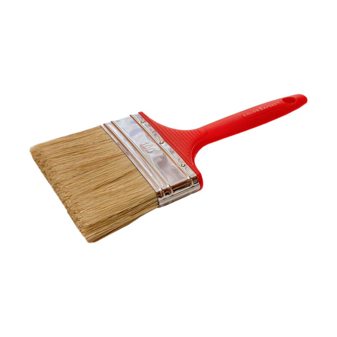 COLOR EXPERT 81289999/81289902 кисть для водных красок, смешанная щетина, красная пластиковая ручка 100мм х 18мм