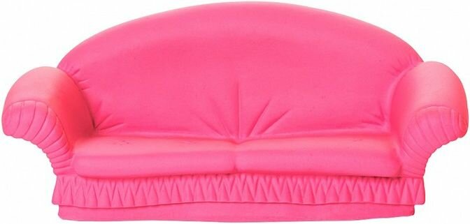 Мебель для кукол "Диван мягкий. Зефир", игровой набор резиновой мебели для кукольного домика, комплект для сюжетно-ролевой игры