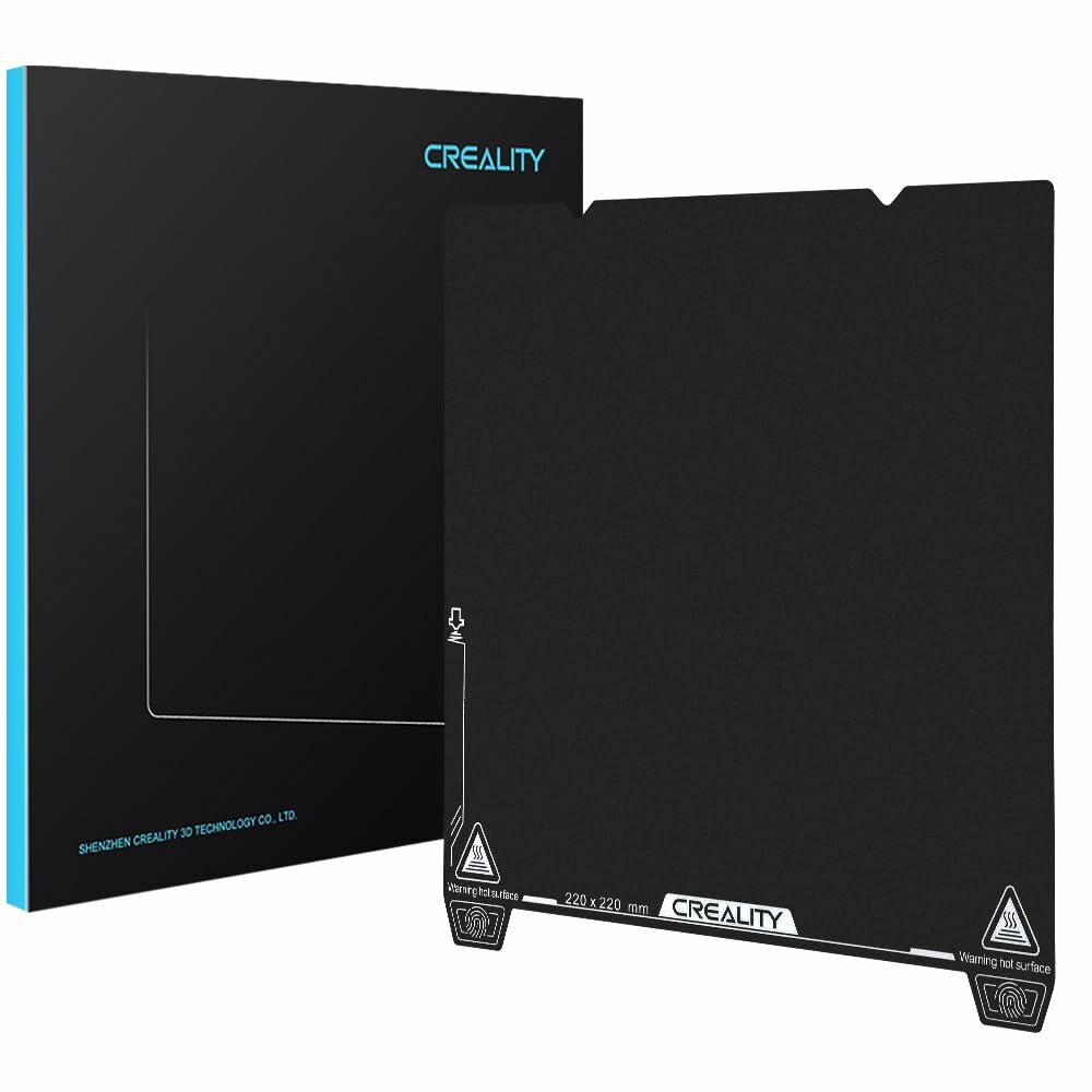 Пластина для сборки Creality Ender 3 V3 SE 235x235 мм с двухсторонним покрытием из эпоксидной смолы, Пластина из пружинной стали, Лист магнитной платформы для Ender 3 V3 SE/Ender 3 V3 KE/Ender 3 V3/Ender 3 V2/K1/K1C/K1 SE