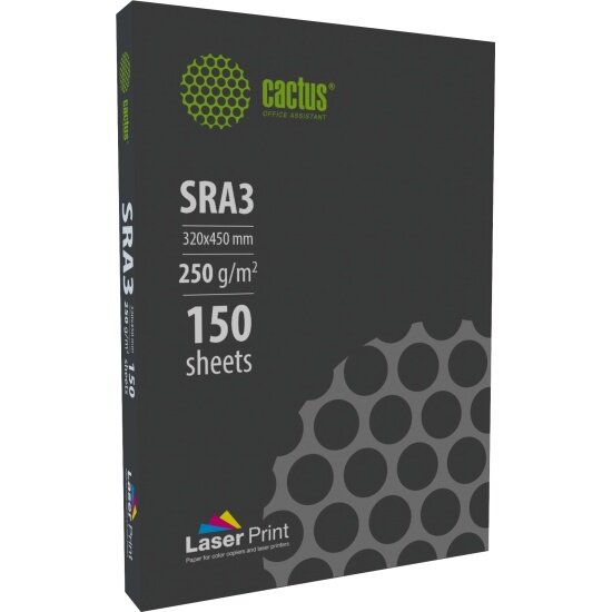 Бумага Cactus CS-LPSRA3250150 SRA3/250г/м2/150л./белый для лазерной печати