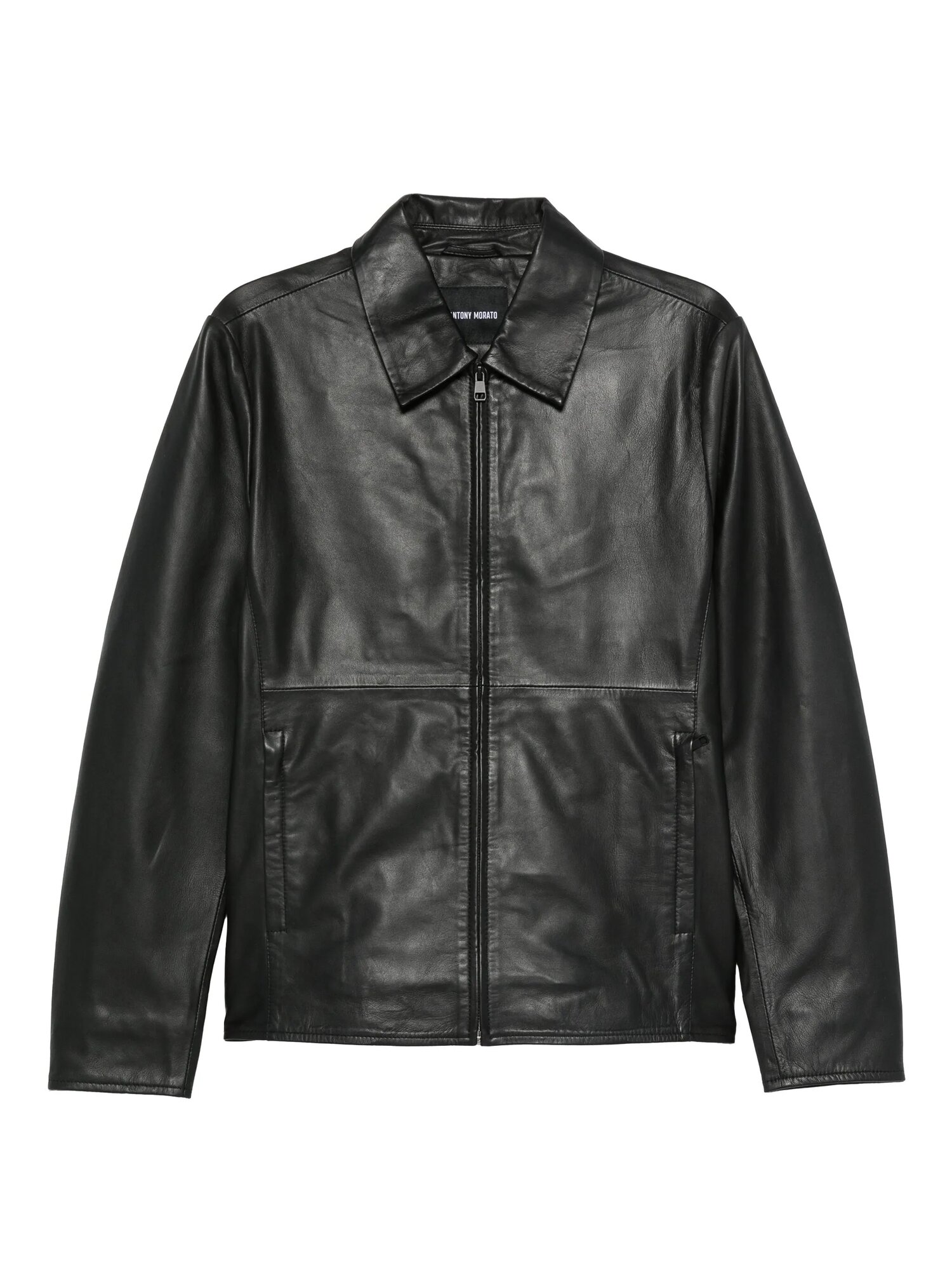 Куртка Zip-up leather jacket
