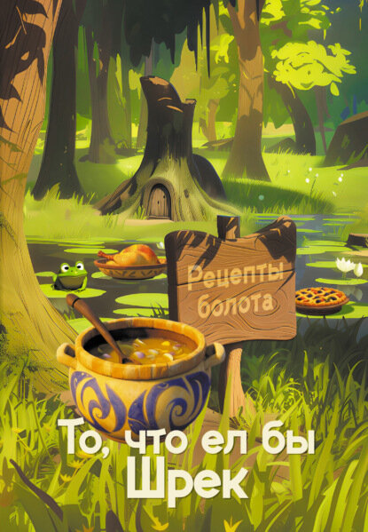 Рецепты болота. То, что ел бы Шрек. Кулинарная книга огра [Цифровая книга]