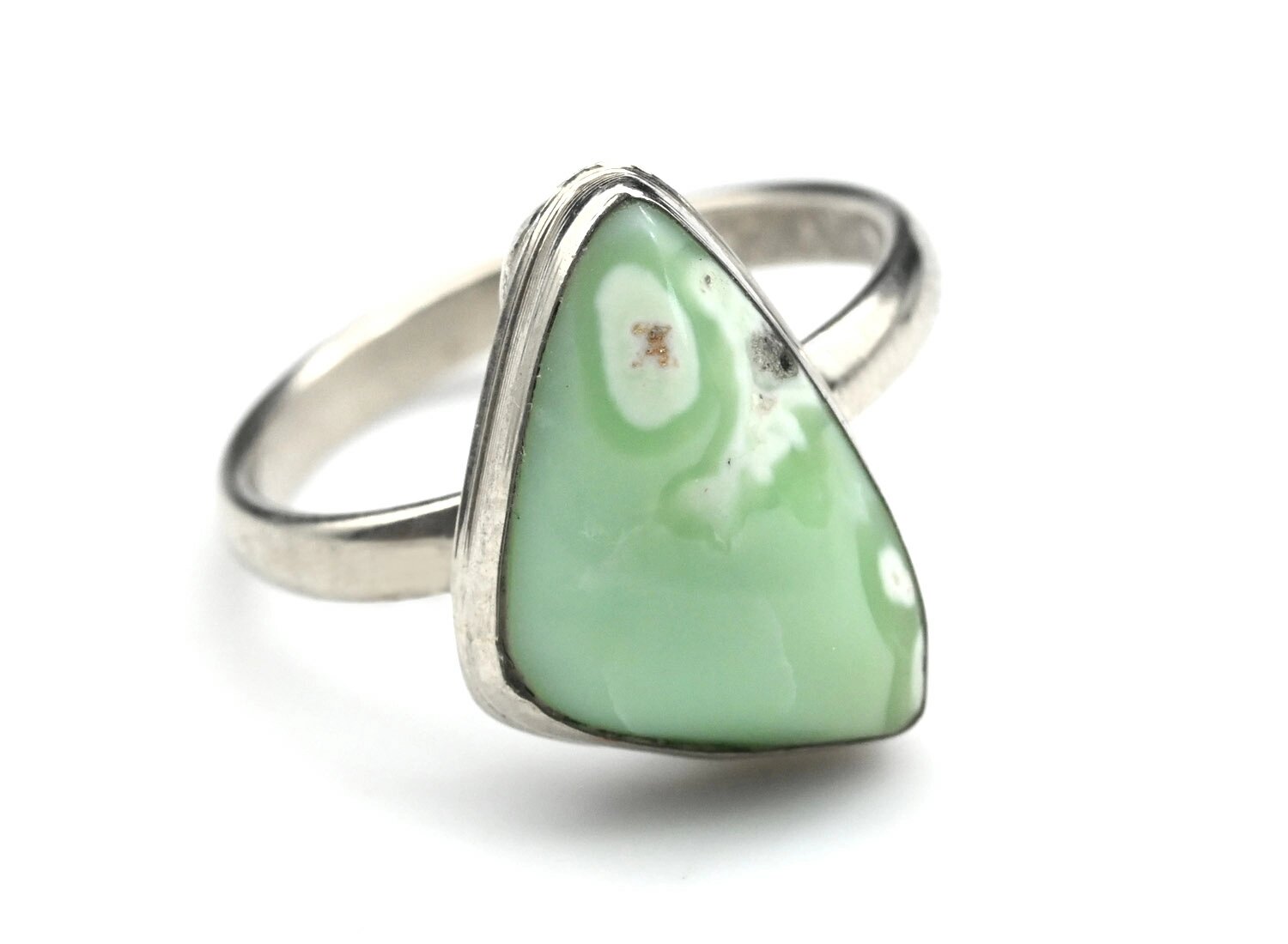 Кольцо, хризопраз