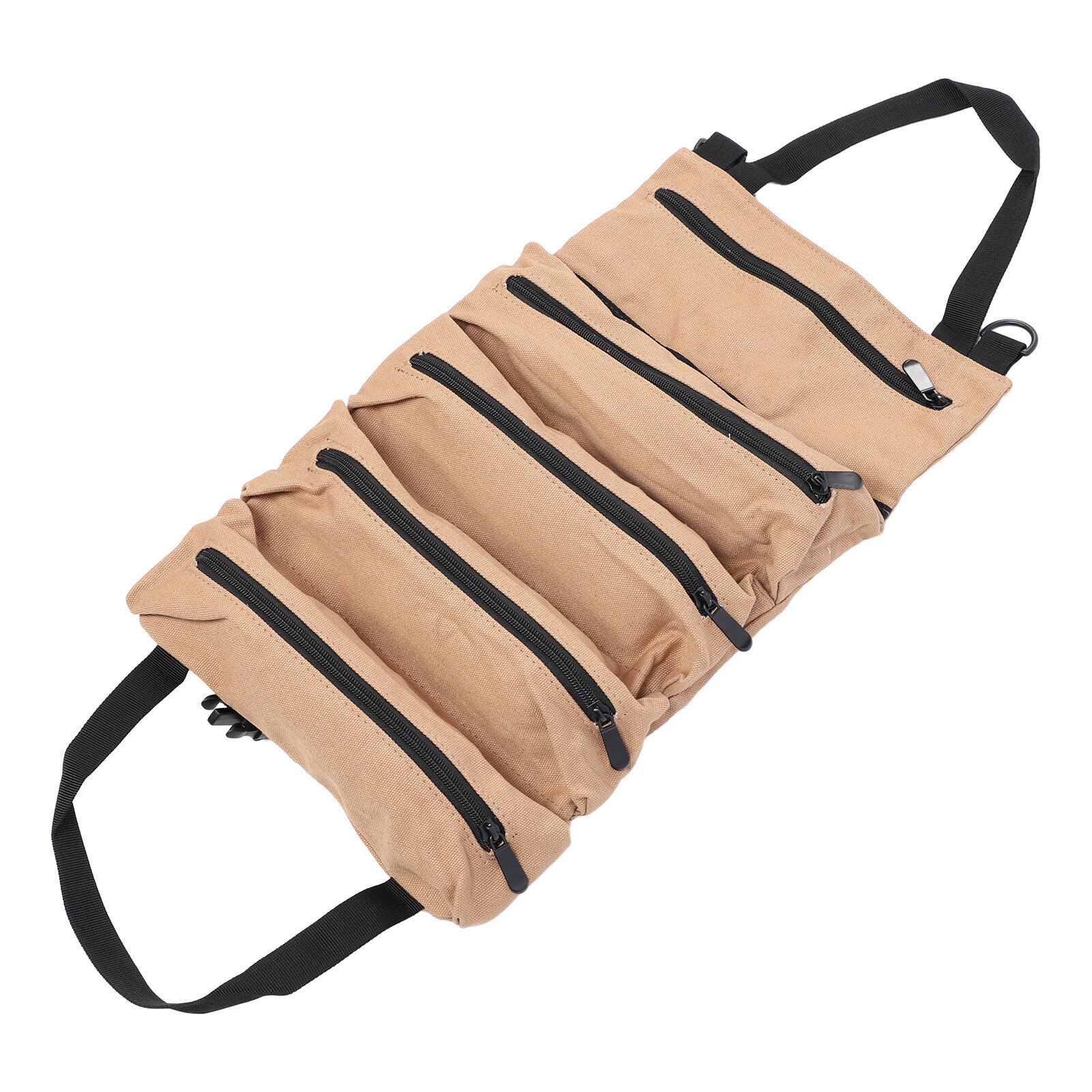 Сумка для инструментов Roll Up, 5 карманов, многофункциональный холщовый органайзер для инструментов, портативная сумка для ремонта, для ключей, отверток, торцевых головок, плоскогубцев и зажимов