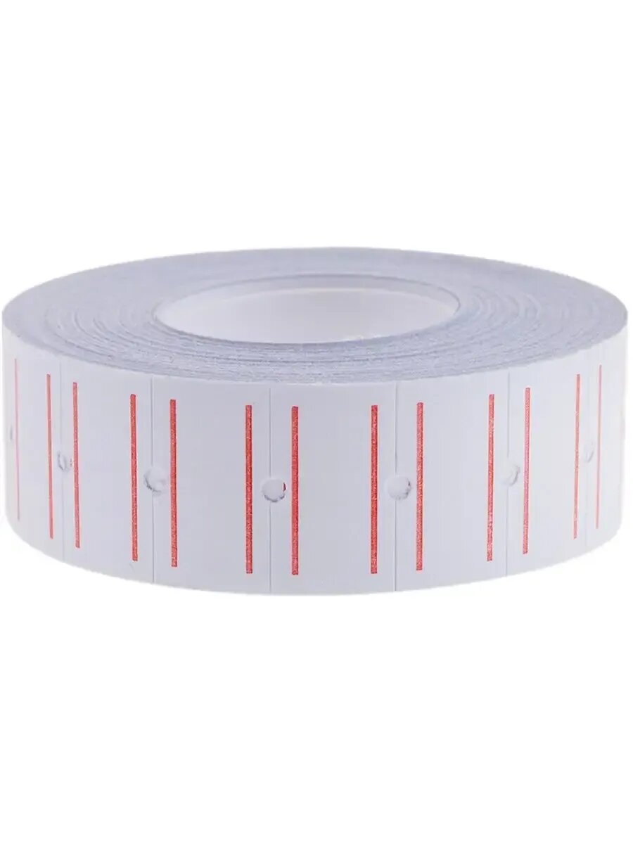 Этикет-лента, 21*12мм, белая, 10 рулонов по 1000 этикеток