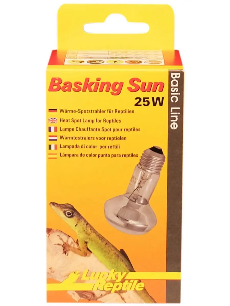 Лампа обогрева "Basking Sun", 25Вт, E27