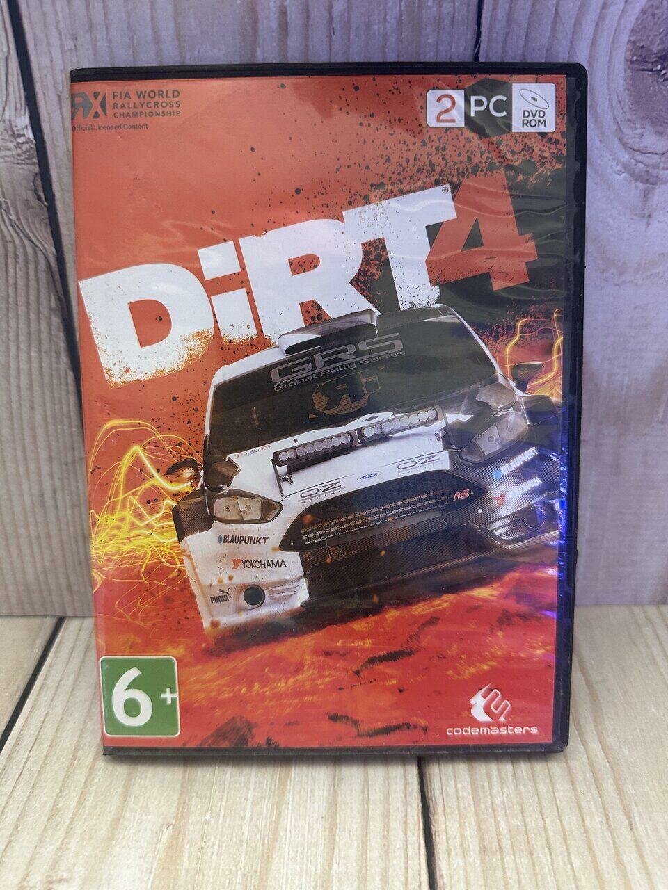 Диск с игрой для ПК Dirt 4 (Русские субтитры)