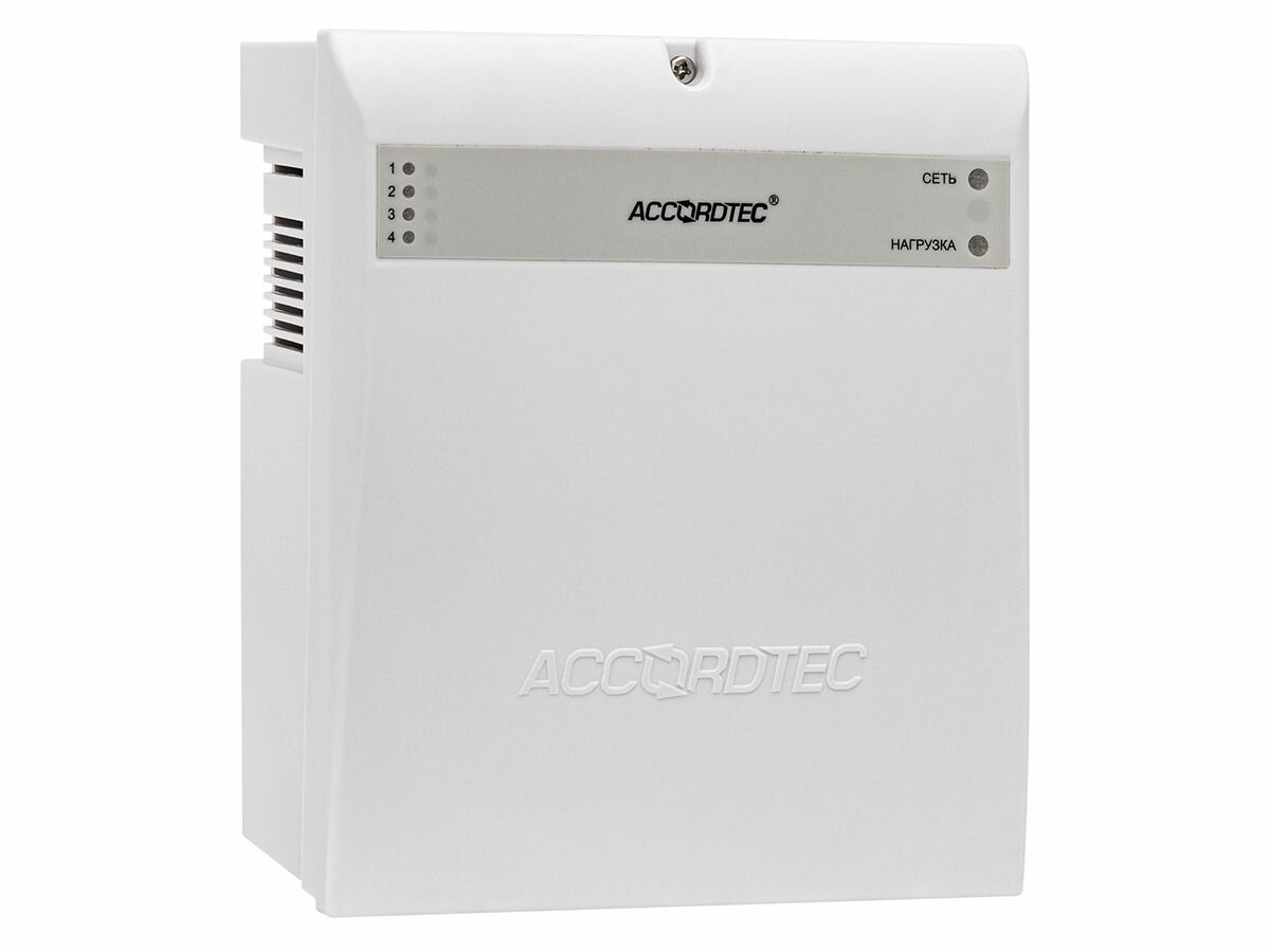 ББП-40 v.4 (исп.01) (AccordTec) Источник бесперебойного питания 12В 4А (1*7Ач)(защита) Регулировка