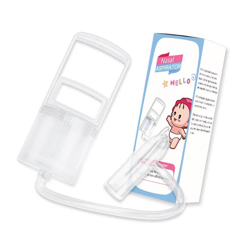 Детский назальный аспиратор, ручной вакуумный аспиратор для новорожденных, удаление слизи, нежный очиститель носа, инструмент для облегчения заложенности