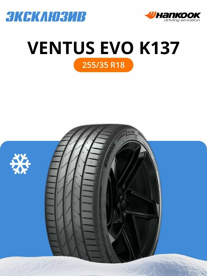 Летняя шина Hankook Ventus evo K137 255/35 R18 94Y XL