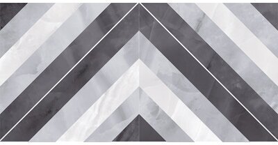 Настенная плитка Laparet (Лапарет) Prime 25х50 см Серая 34025 (1.5 м2)