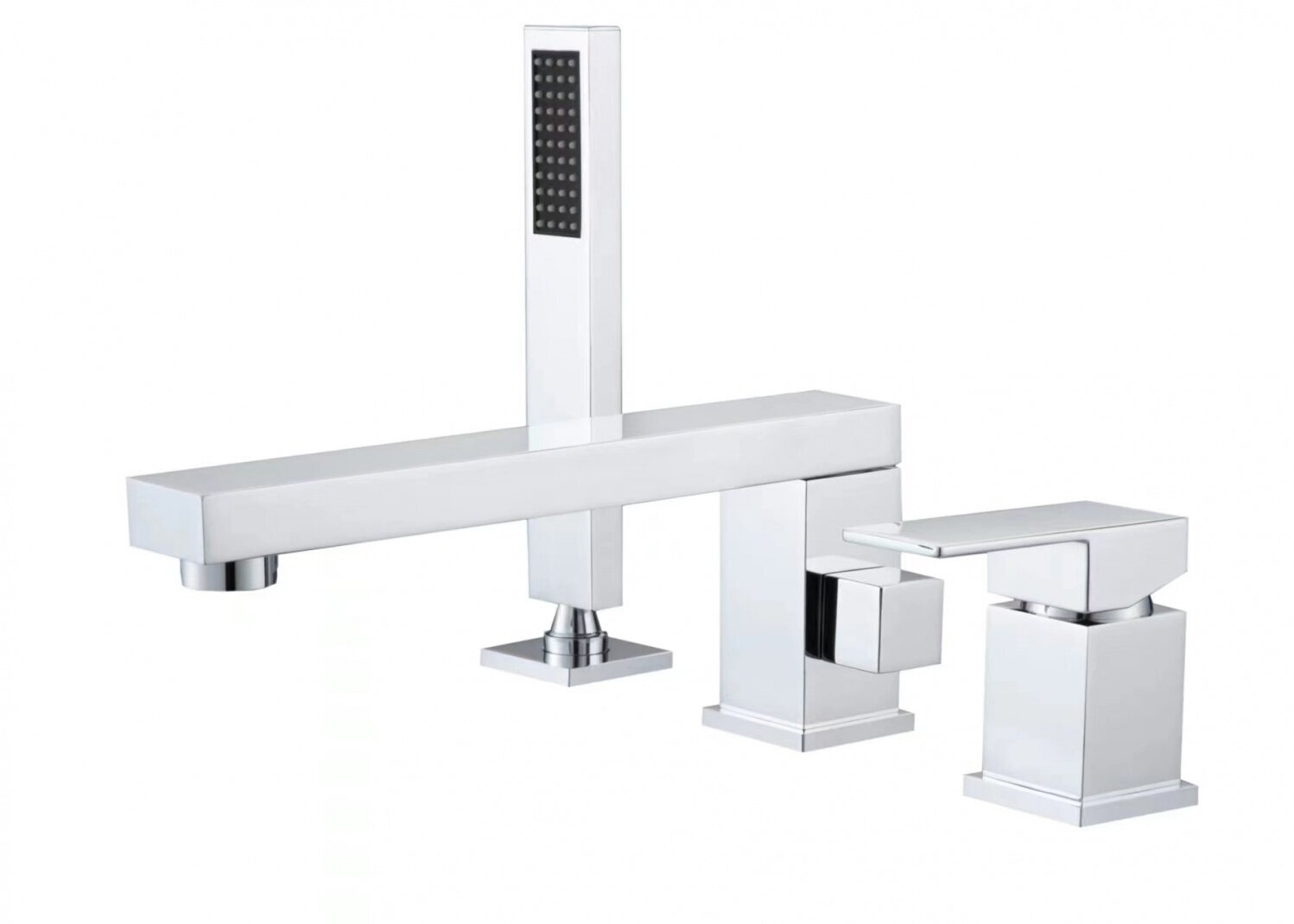 Смеситель на борт ванны D&K Bayern.Liszt DA1514901 латунный, хром