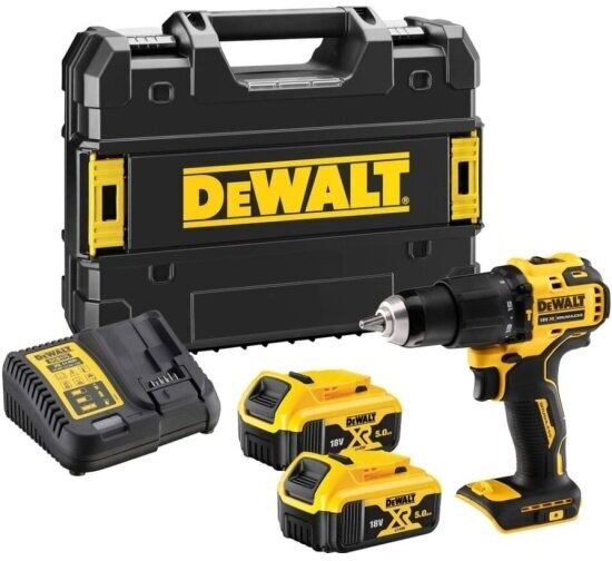 Дрель-шуруповерт аккумуляторная Dewalt DCD709P2T