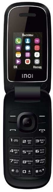 Мобильный телефон INOI 108R Черный 2 sim 1.8″ Цветной TFT GSM 600 mAh