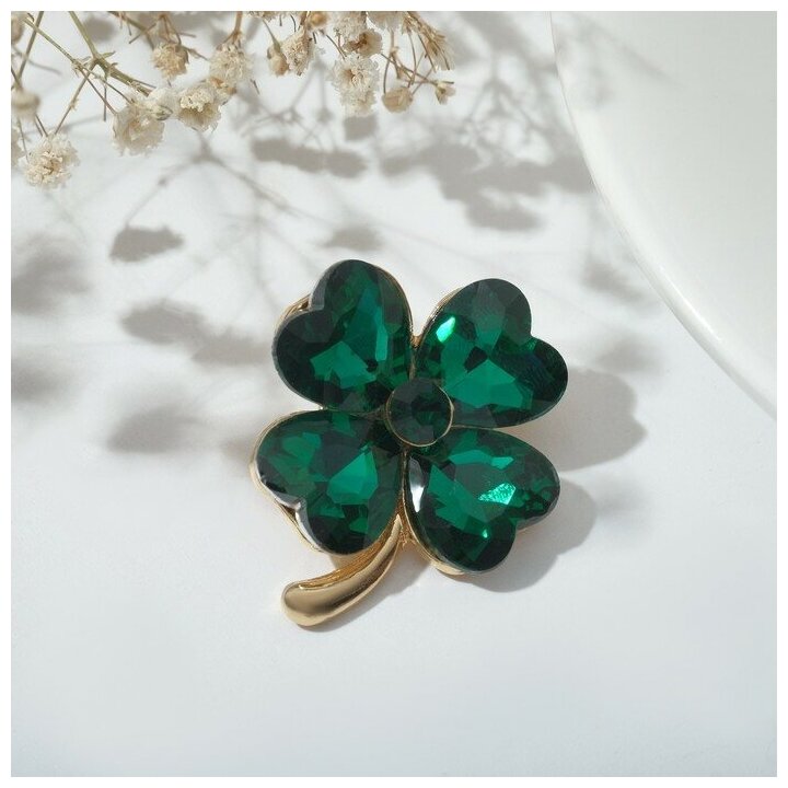 Брошь, стразы