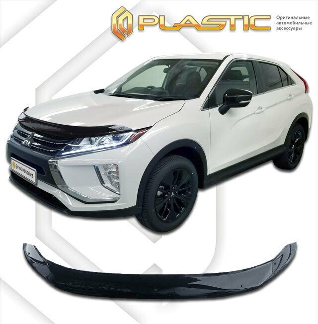 Дефлектор капота для Mitsubishi Eclipse Cross 2017-2021 Classic черный