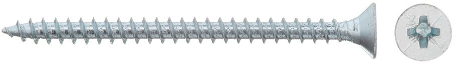 Саморезы универсальные 80x6,0 мм оцинкованные (75 шт.)