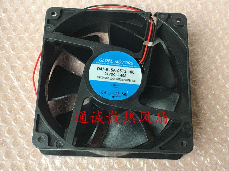Глобус Двигатели Вентилятор D47-B15A-05T3-100 12нм / см 12038 24V 0.40A