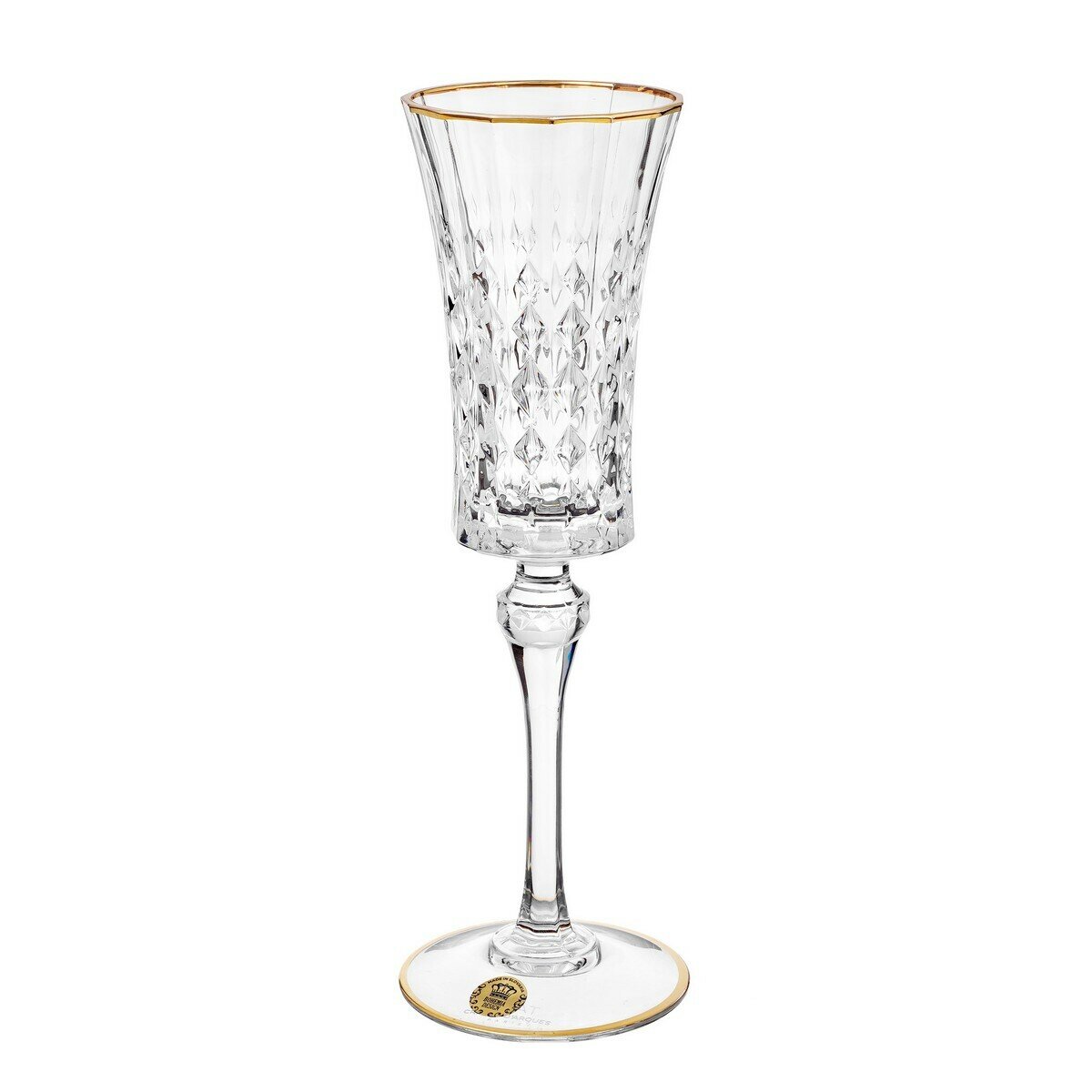 Набор 6 фужеров 150мл Lady Diamond Eclat Голд