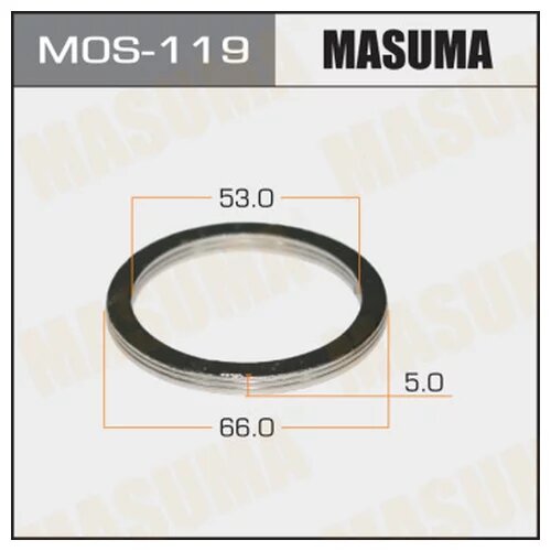 Упл. кольцо под выхУпл. коллект. MASUMA 53 х 66, MoS119 (упаковка 20 шт.), MASUMA MoS-119