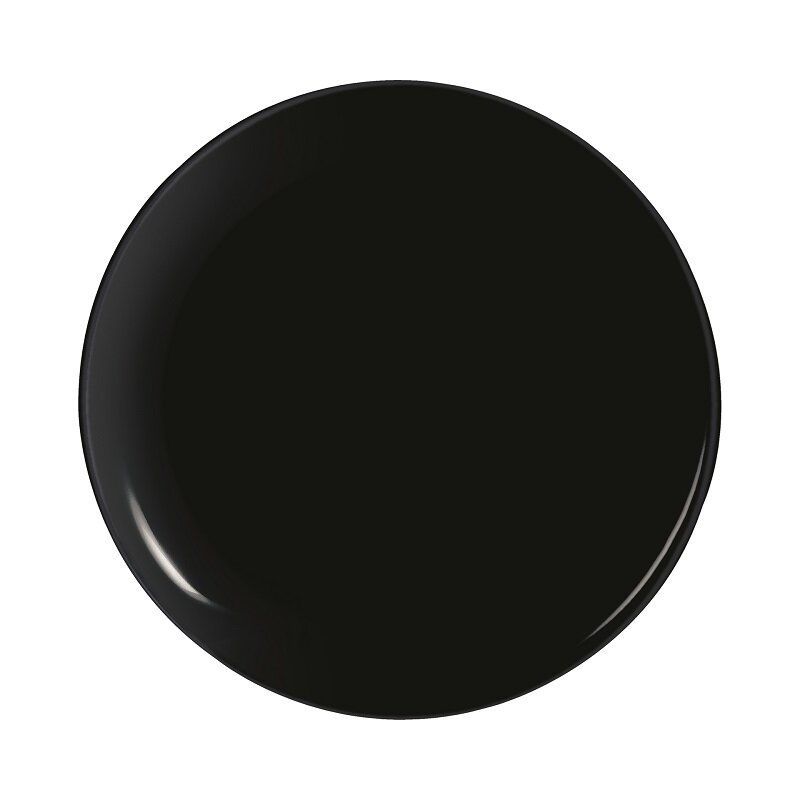 Блюдо большое круглое черное 32см. Глянец. Блюдо для подачи пиццы