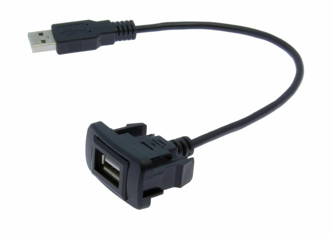 USB разъем в штатную заглушку для Toyota до 2010