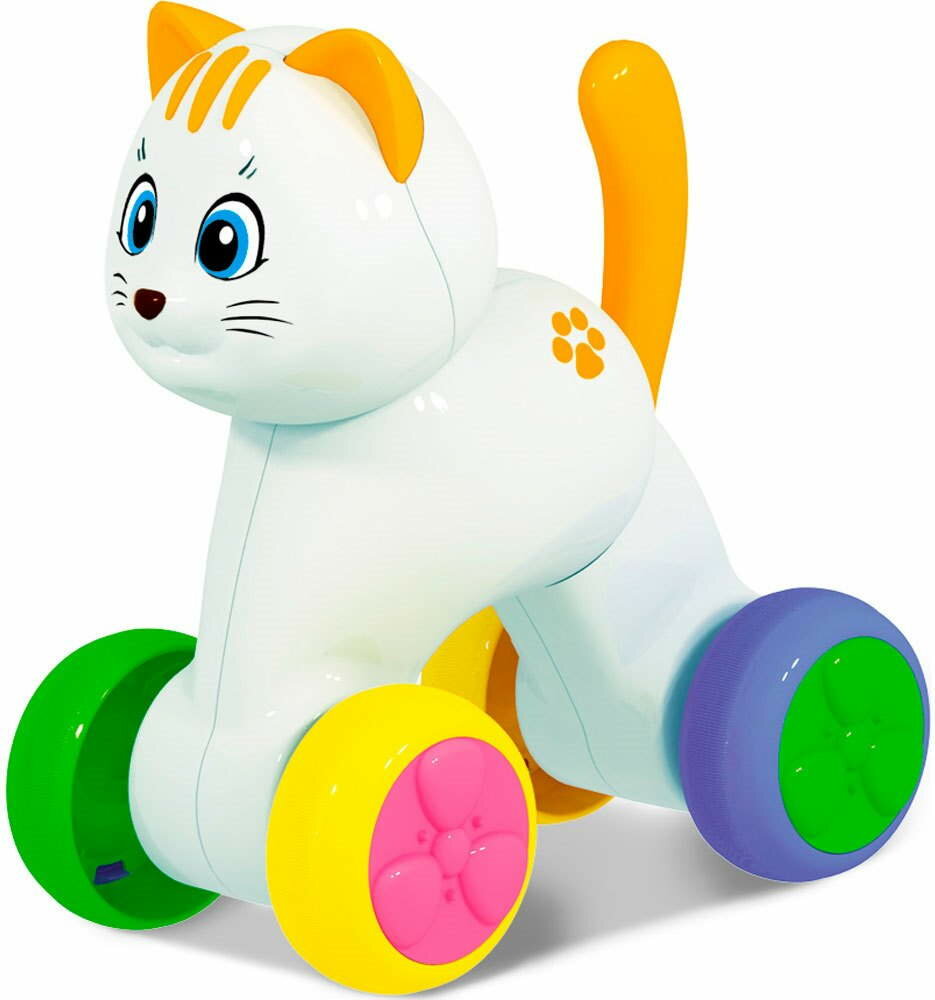 Игрушка-покатушка Веселый котик 1шт