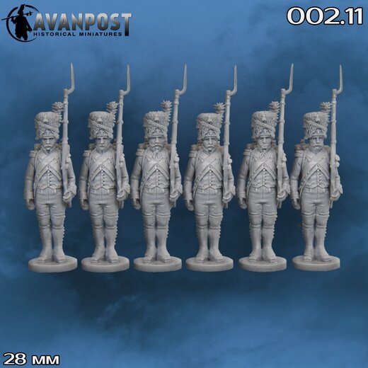 002.11АП Французская линейная пехота: гренадерская рота