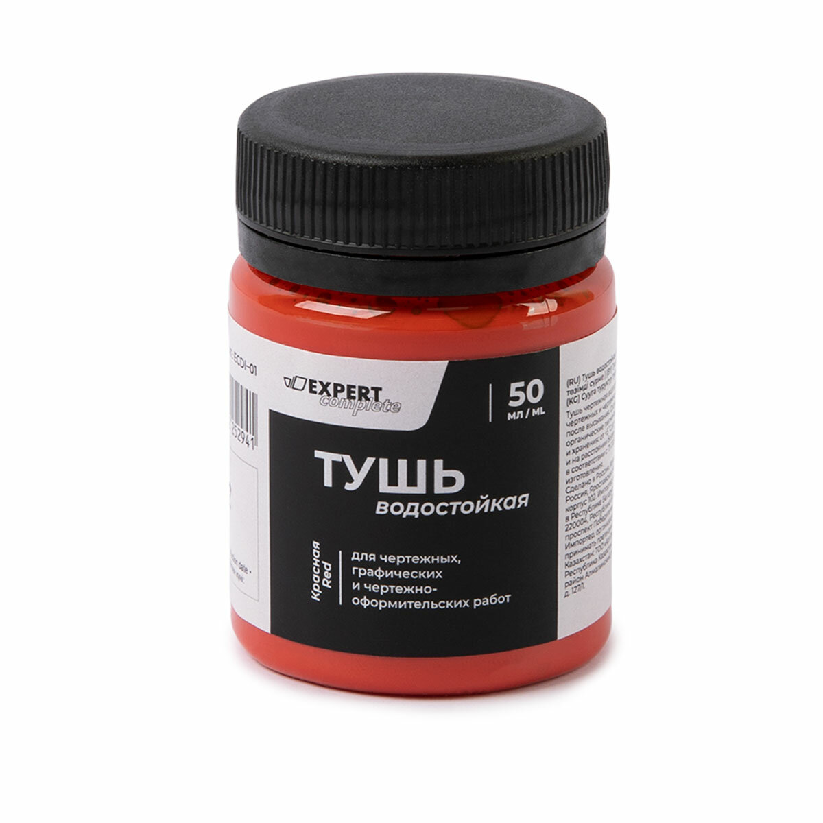 Тушь водостойкая "Expert Complete" Classic ECDI-01 , 50 мл красный