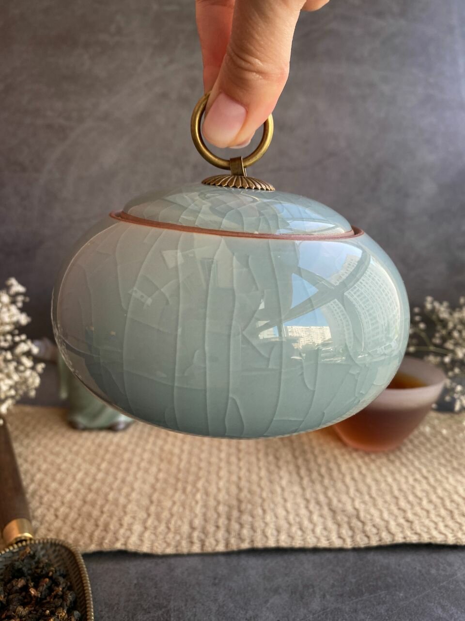 Чайница с эффектом Кракле — фото 1
