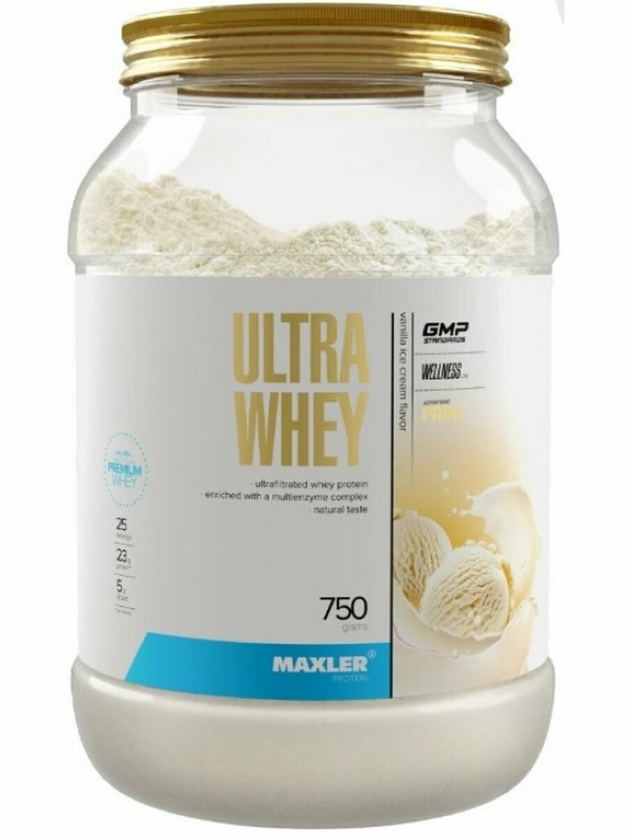 Maxler Ultra Whey 750g (can) (Vanilla Ice Cream)