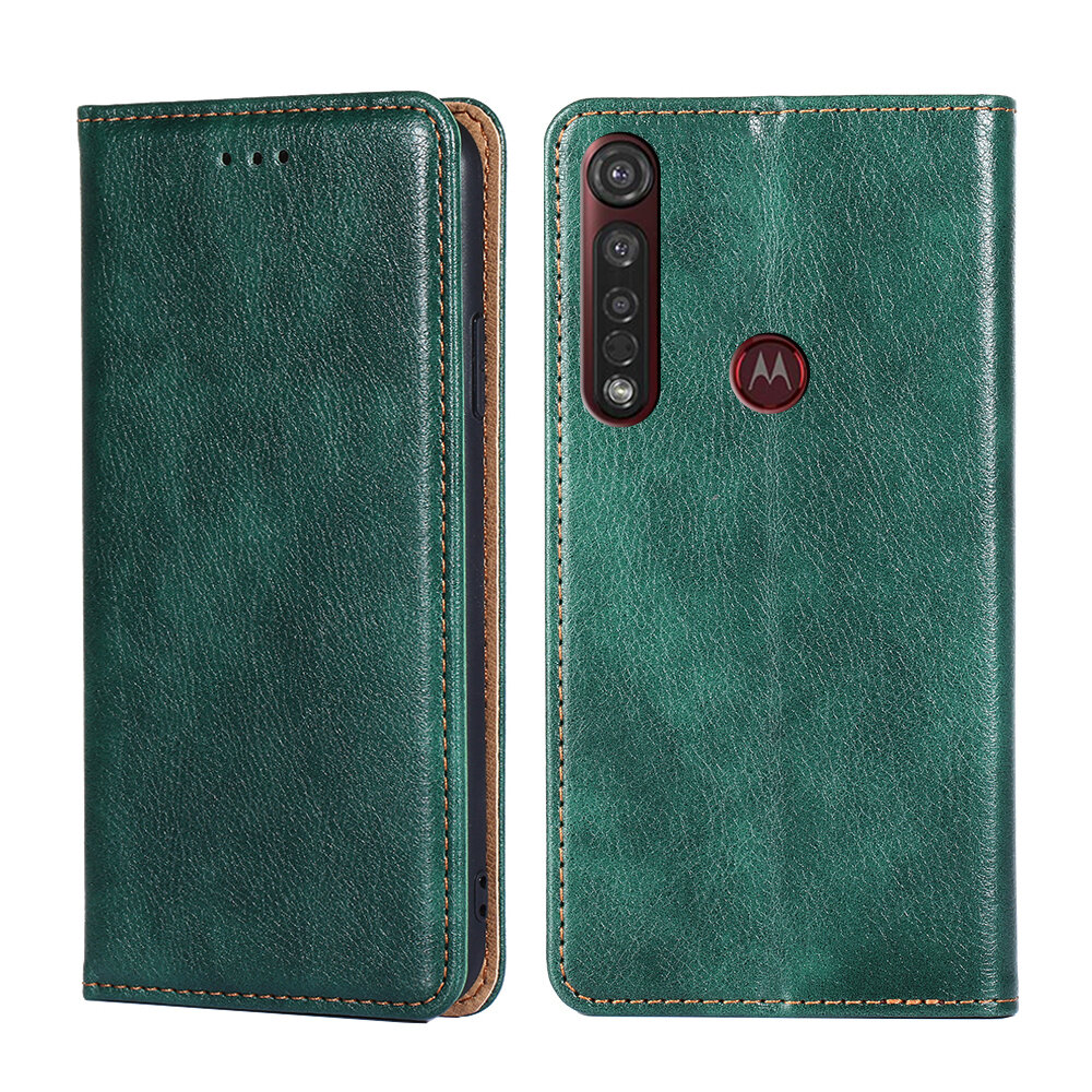 Чехол-книжка MyPads для Motorola Moto G8 Plus / Моторола Мото G8 Plus,(зеленый)